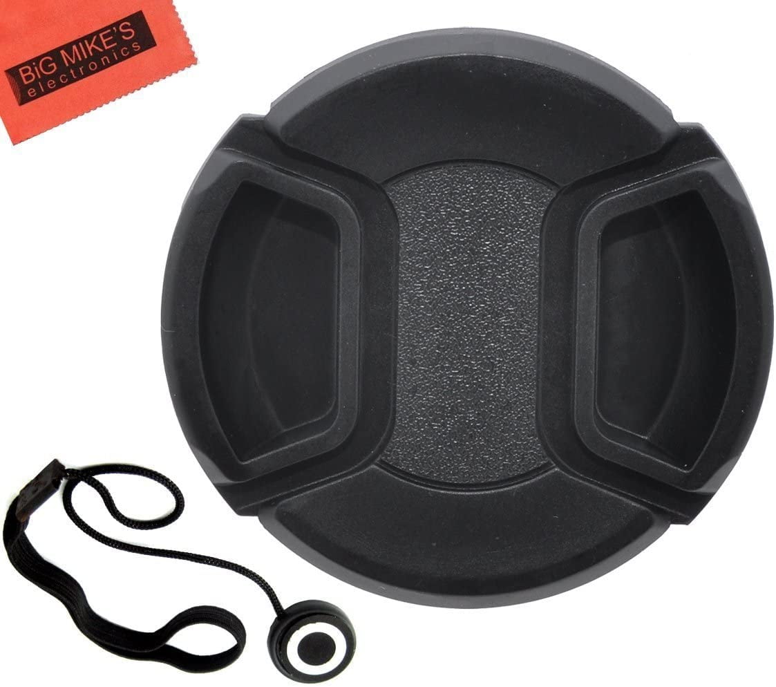 62mm Snap-On Lens Cap for DMC-FZ1000 4K Point and Shoot Camera + Cap ...