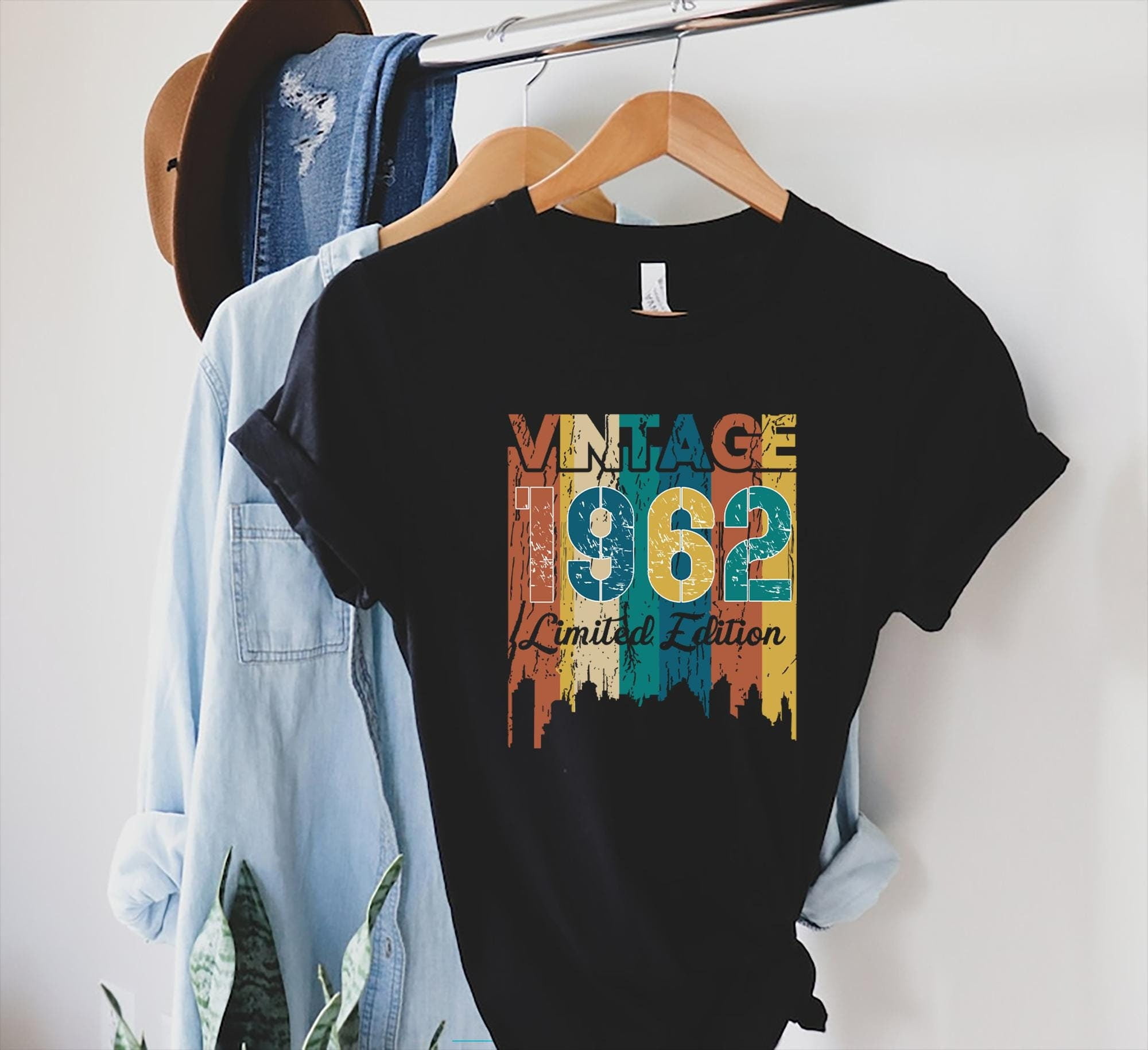 62nd Birthday Shirt, 1962 Shirt,62nd Birthday Gift For Women,62nd ...