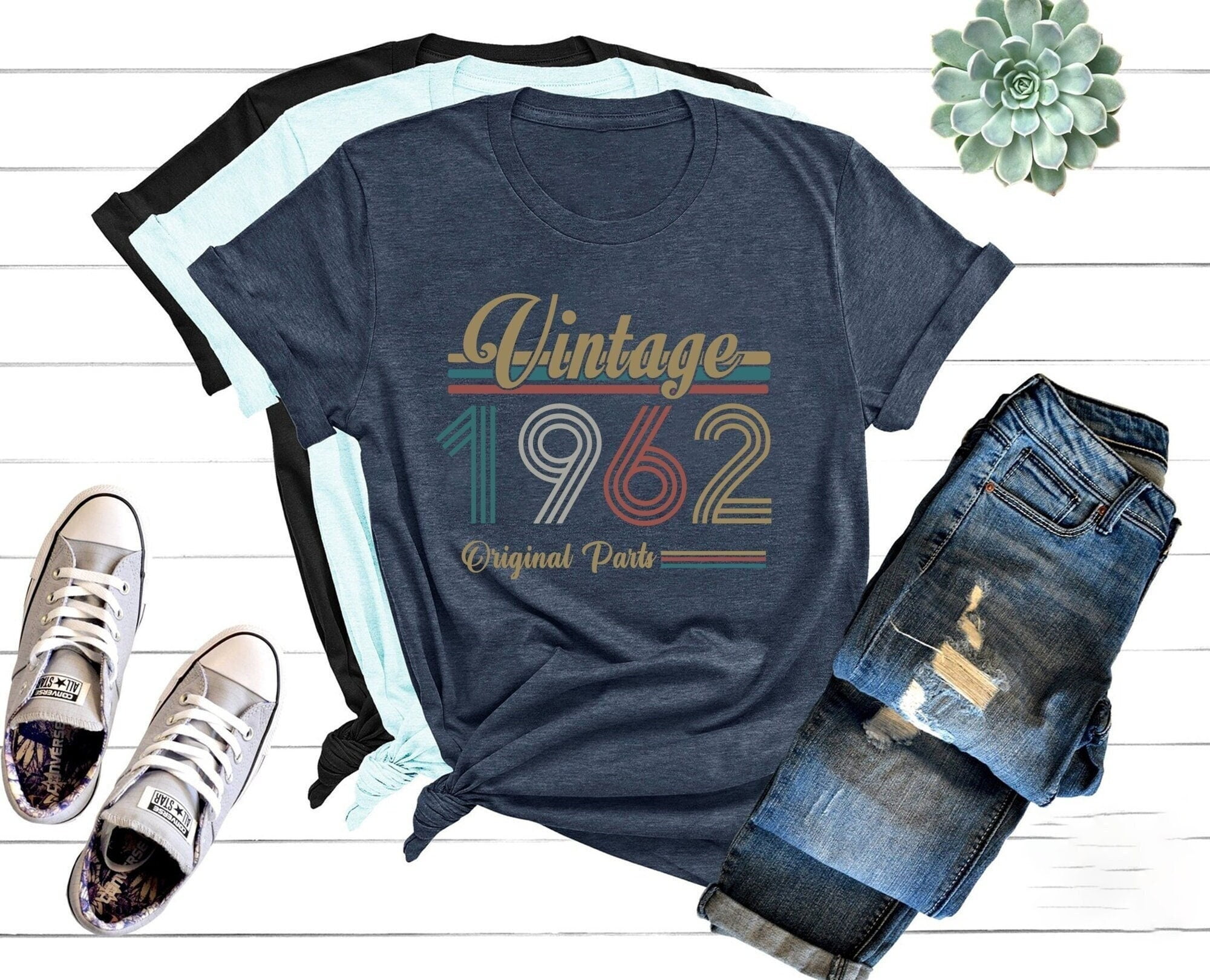 62nd Birthday Shirt, 1962 Shirt,62nd Birthday Gift For Women,62nd ...