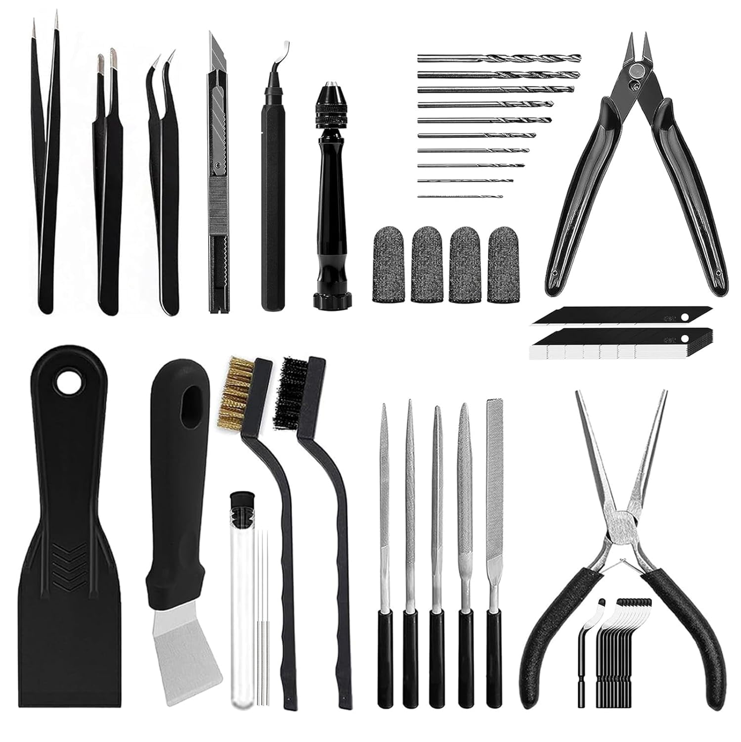 62pcs 3D Printer Tool Kit, Includes Nozzle Cleaner, Deburring Tools ...