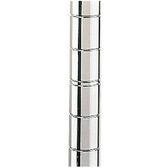 63" Chrome Wire Shelving Posts – Set of 4 Heavy Duty Stainless Steel ...