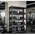 63"H Garage Shelving Heavy Duty, 2800 lbs Storage Shelves, 5-Tier ...