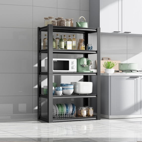 63''H Garage Shelving Heavy Duty, 2800LBS Storage Shelves, 5-Tier ...