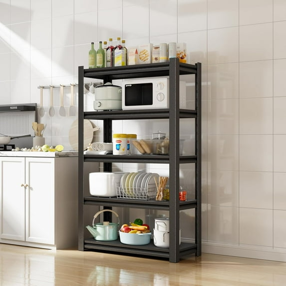 63''H Garage Storage Shelves, 1800LBS Steel Heavy Duty Storage Shelves ...