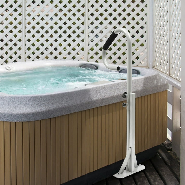 Spa Steps ZELEN Adjustable Hot Tub Handrail - 360° Rotating Safety Bar ...