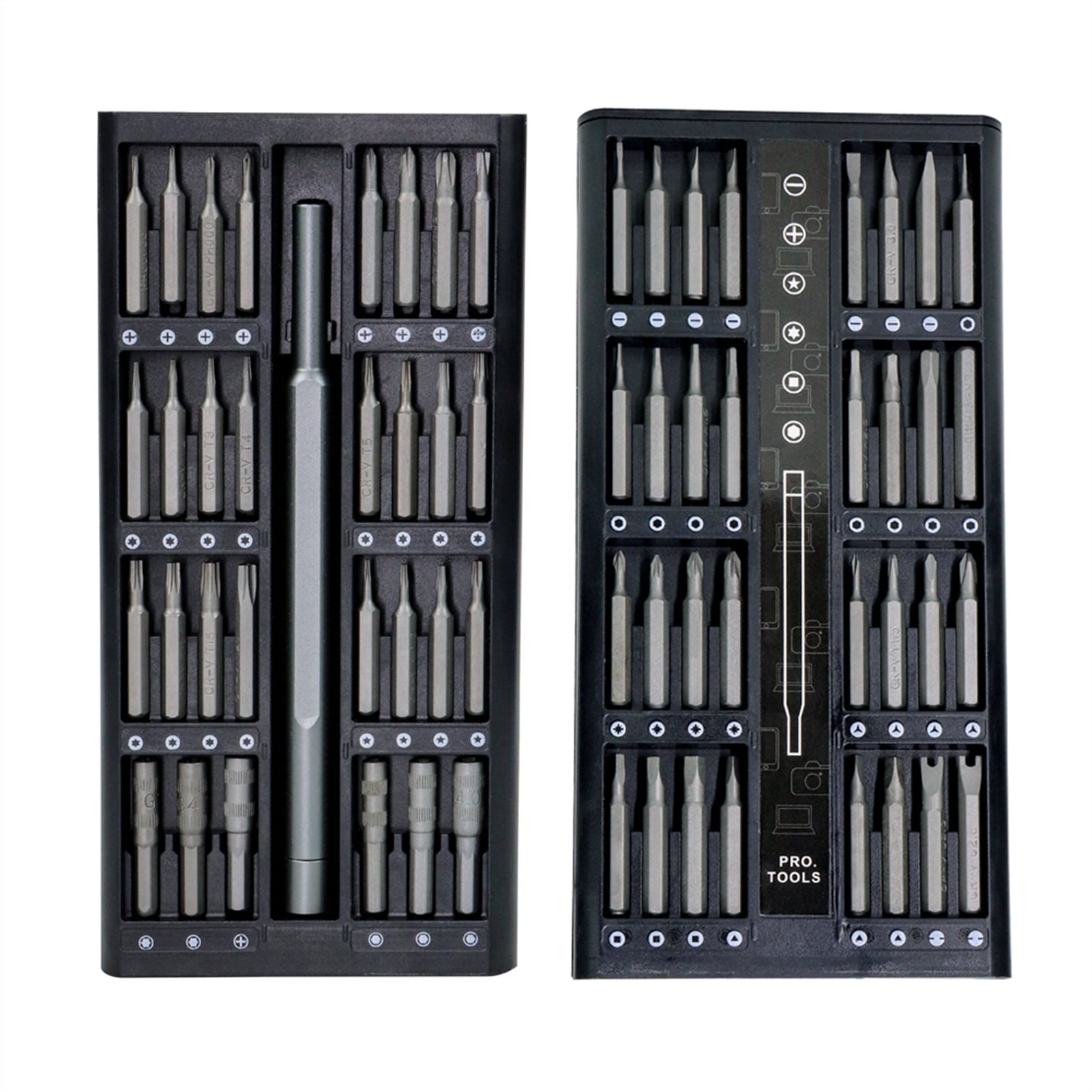 63 In 1 Screwdriver Set Precision Magnetic Screw Driver Bits Torx Hex ...