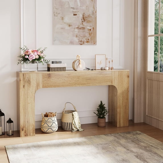 63 In Slim Console Table Farmhouse Sofa Table for Entryway Hallway ...