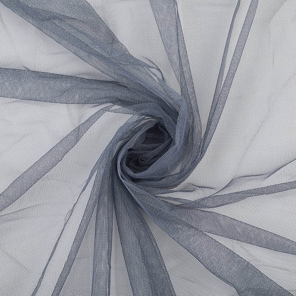63 Inch Dark Grey Mesh Fabric by The Yard Breathable Polyester Netting ...