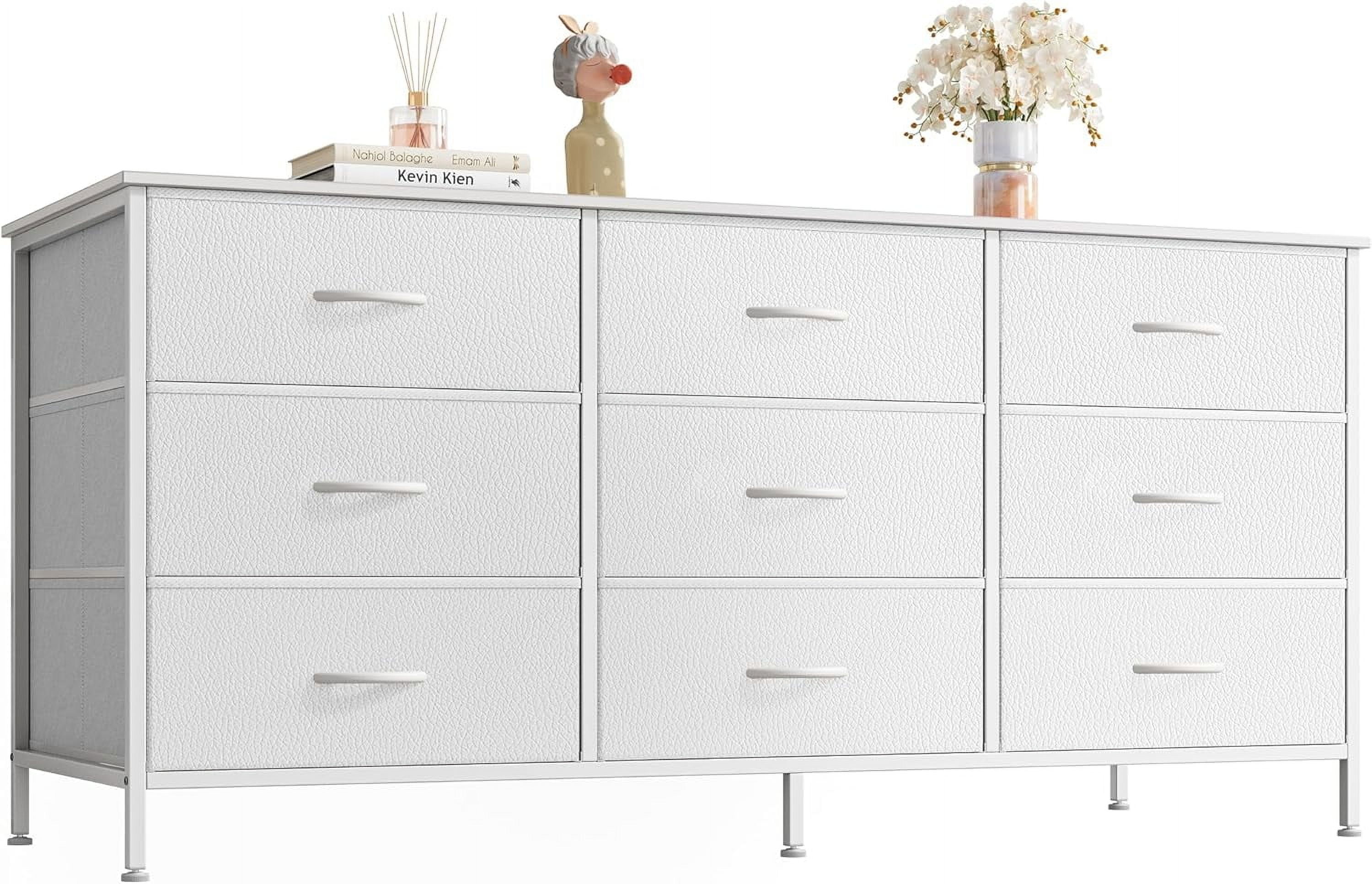 63 Inch Dresser for Bedroom, Dresser for Closet with 9 Drawers, Large ...