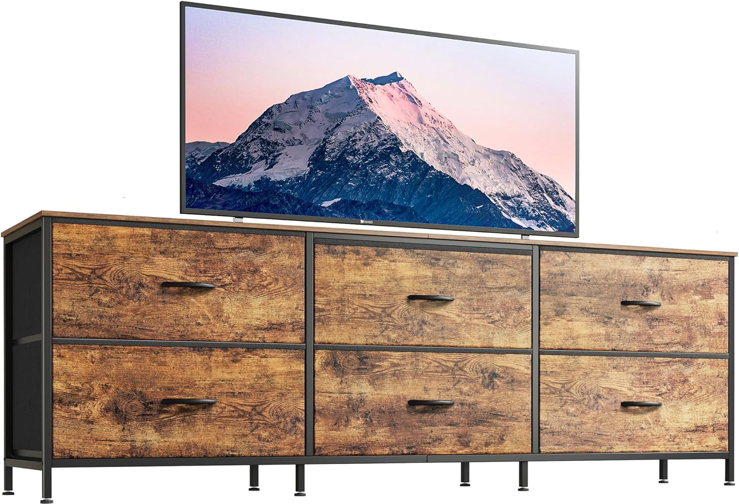 **63 inch long dresser for bedroom, wide tv stand for 55, 65, 70 inch ...