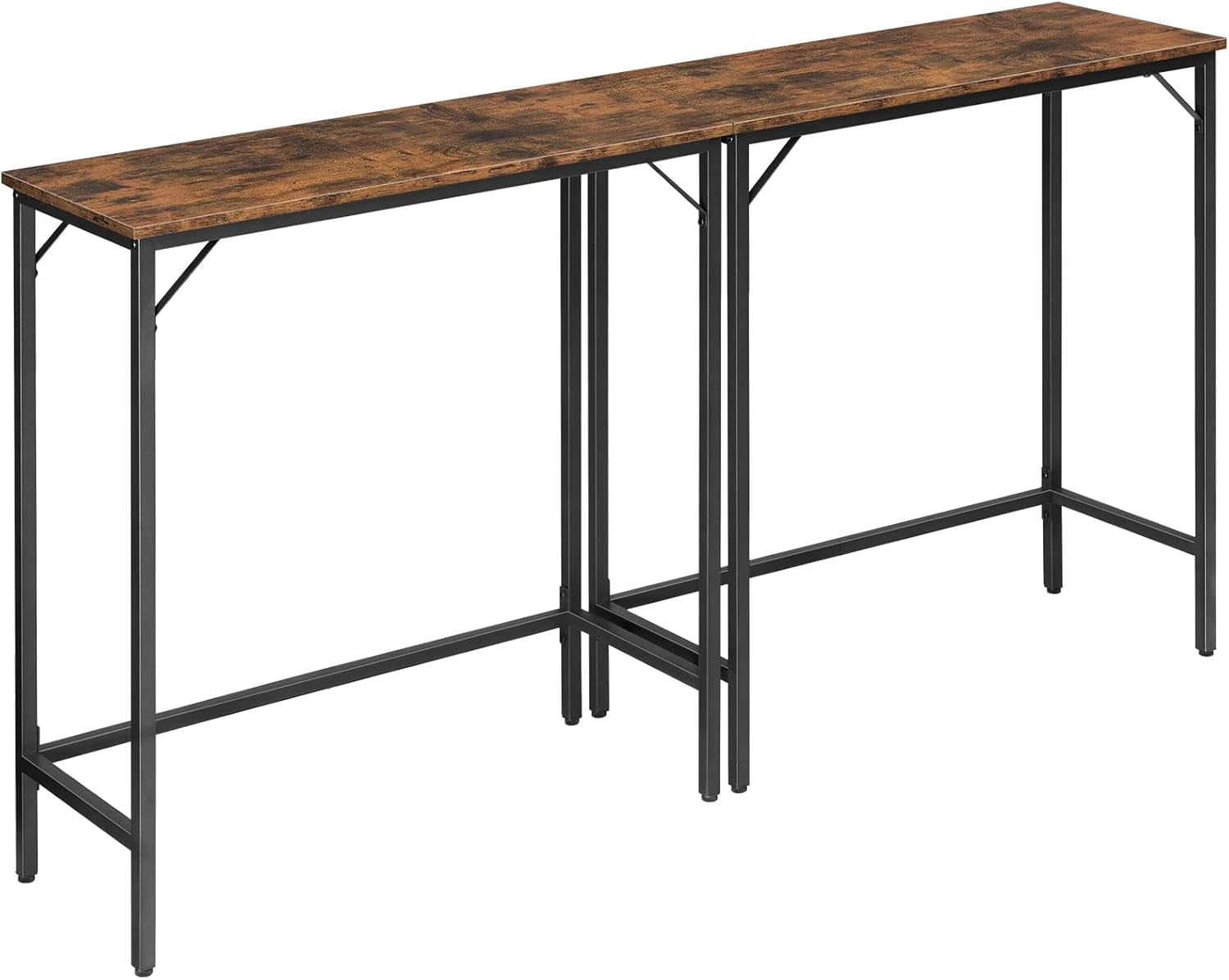 63-Inch Narrow Bar Table, Pub Table for Dining Room, Counter Bar Table ...