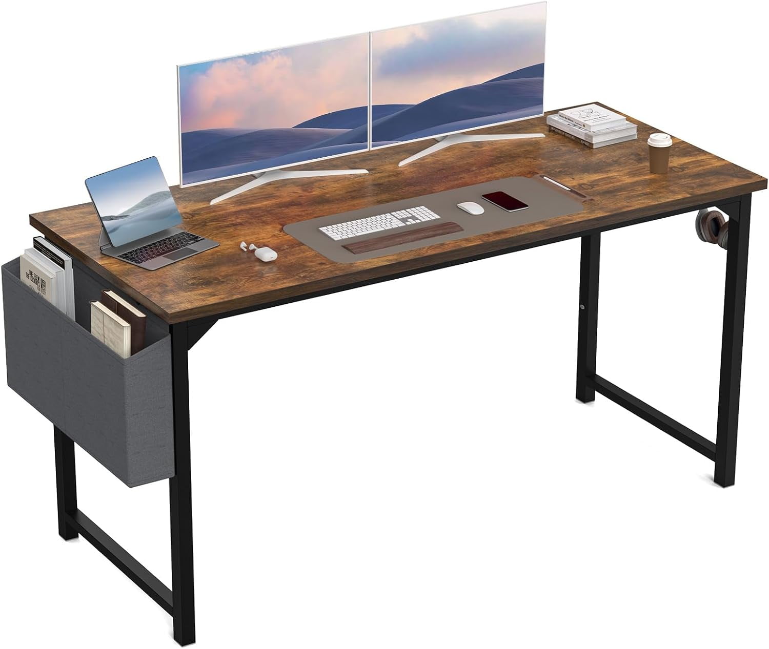 63 Inch Office Computer Desk Modern Simple Style Writing Study Work ...