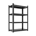63-Inch Tall Metal Storage Shelf, 1200 LBS Weight Capacity, 4-Tier ...
