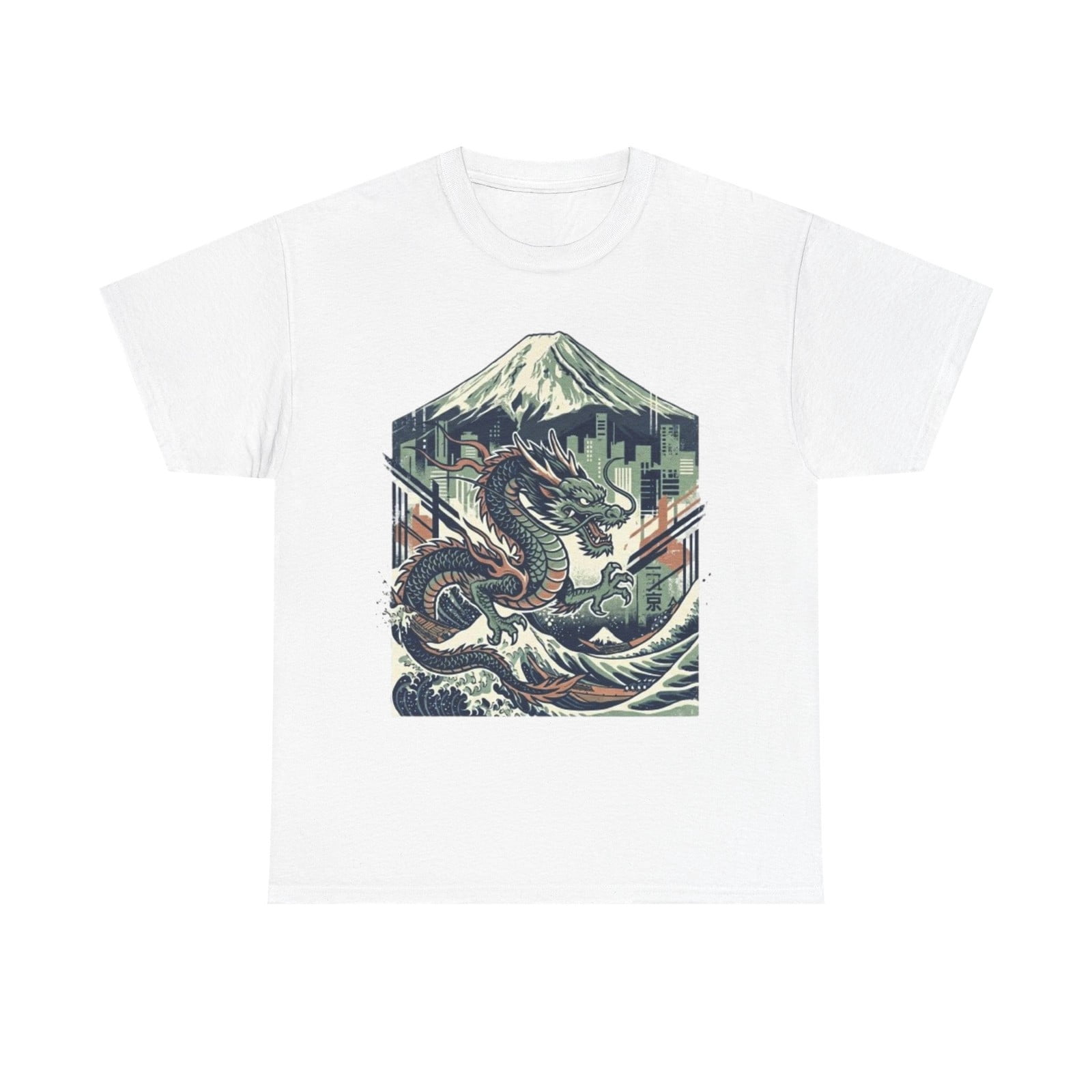 63. Japanese artistic T-Shirt | Japan Tattoo Art Tee | Front-printed ...