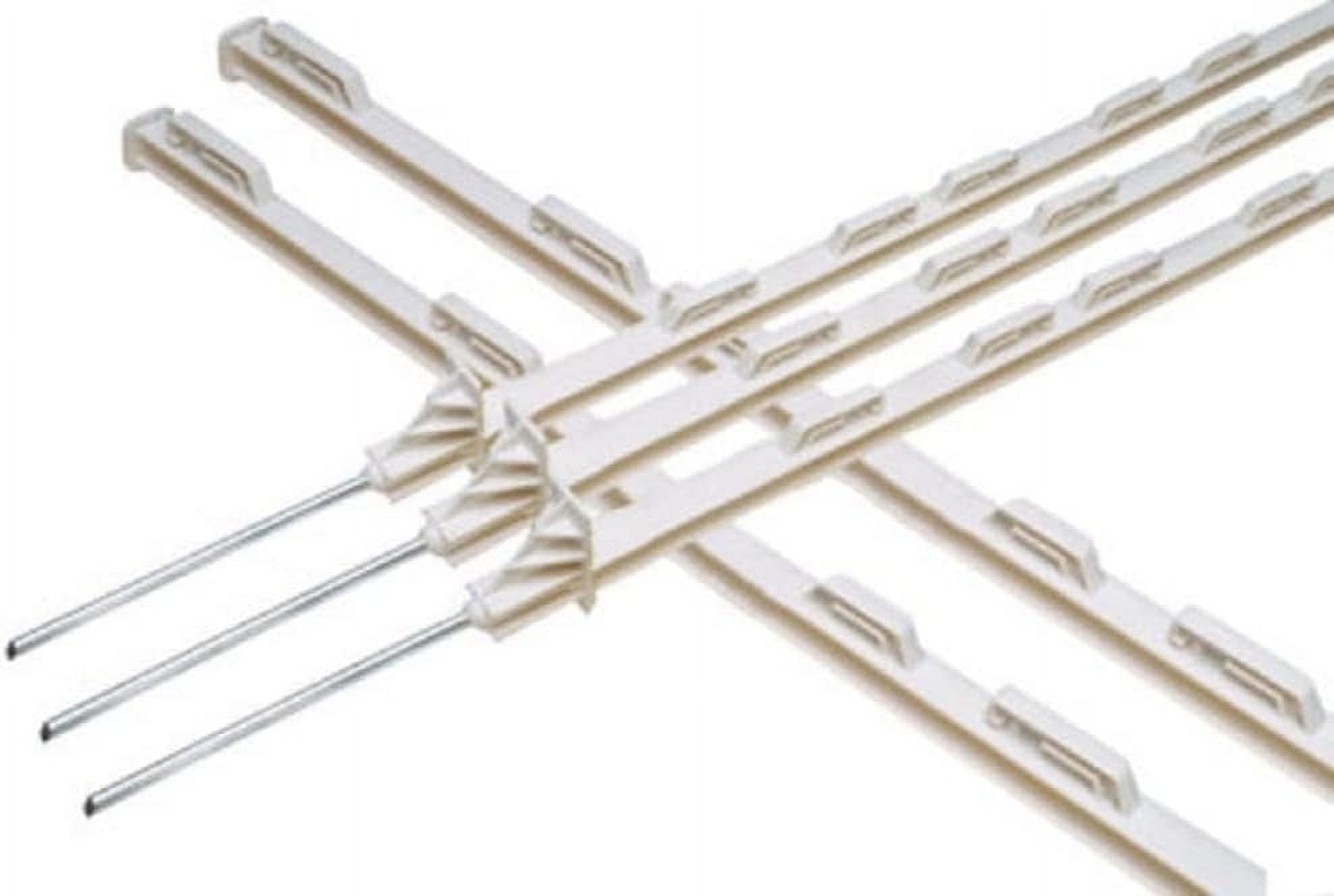 63" Poly Step-in White Electric Fence Posts - Pack of (5) - Walmart.com