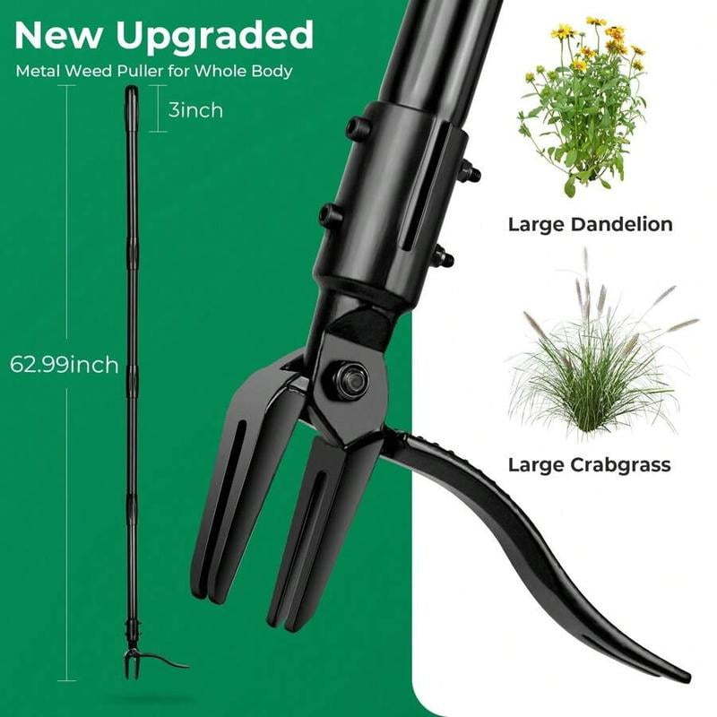 63''Puller Tool With Long Handle, Stand Up Puller With 4 Claw Steel ...