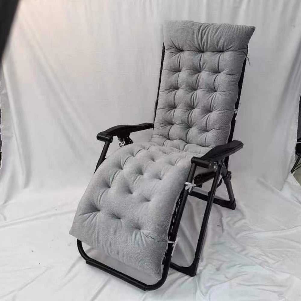 63" Rocking Lounge Chair Deck Chaise Cushion Pad Recliner Bench Mat ...