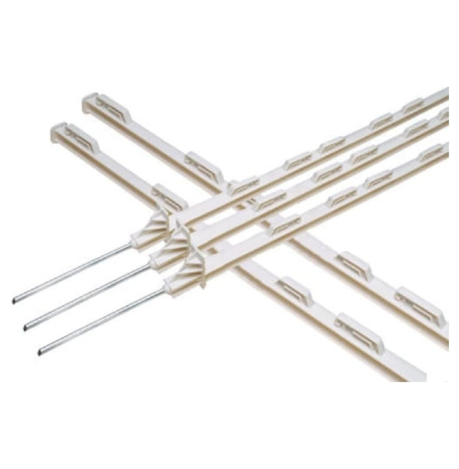 63" Step-in White Electric Fence Posts - Pack of (5) - Walmart.com