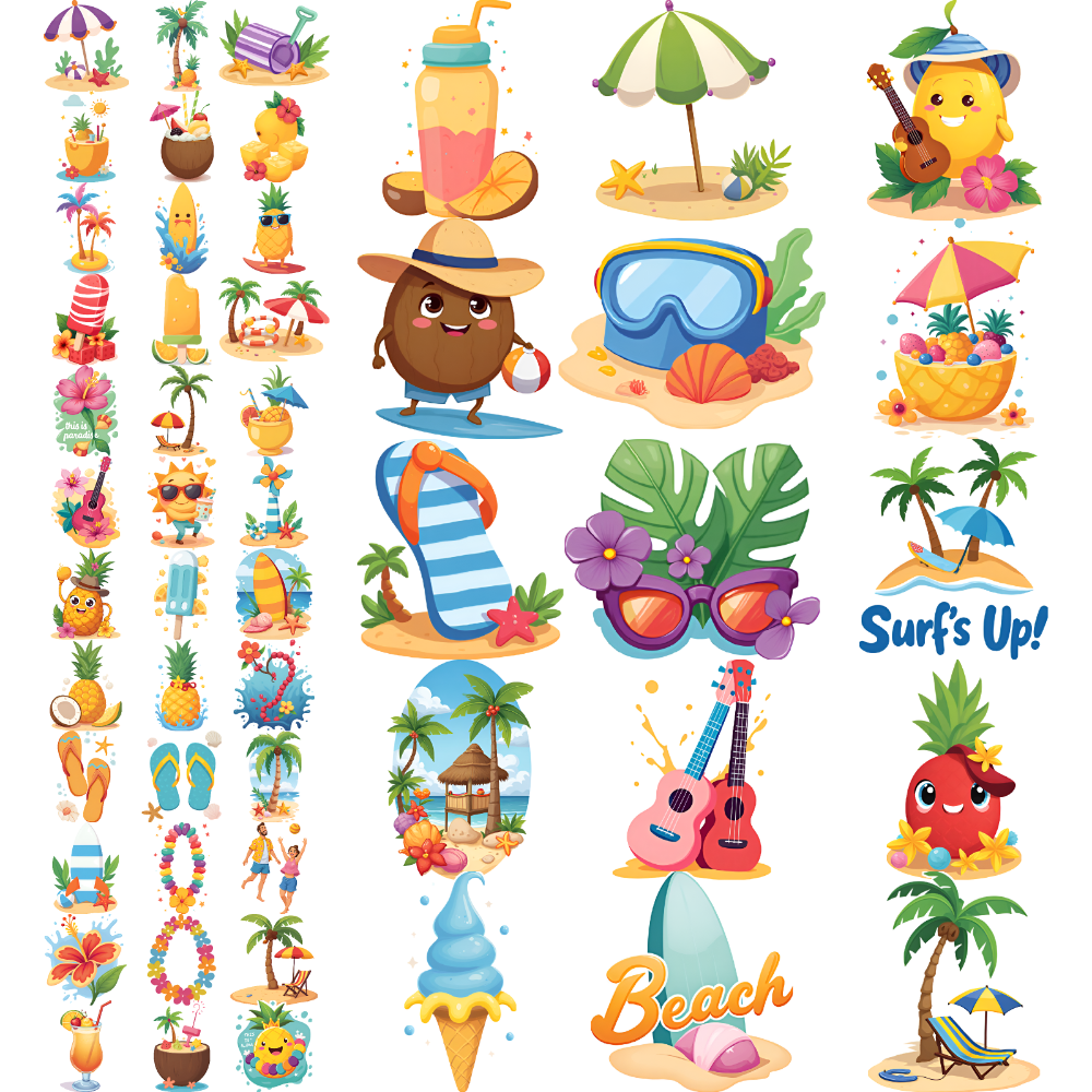 63 Temporary Tattoo Stickers, Waterproof Long Lasting Body Stickers ...