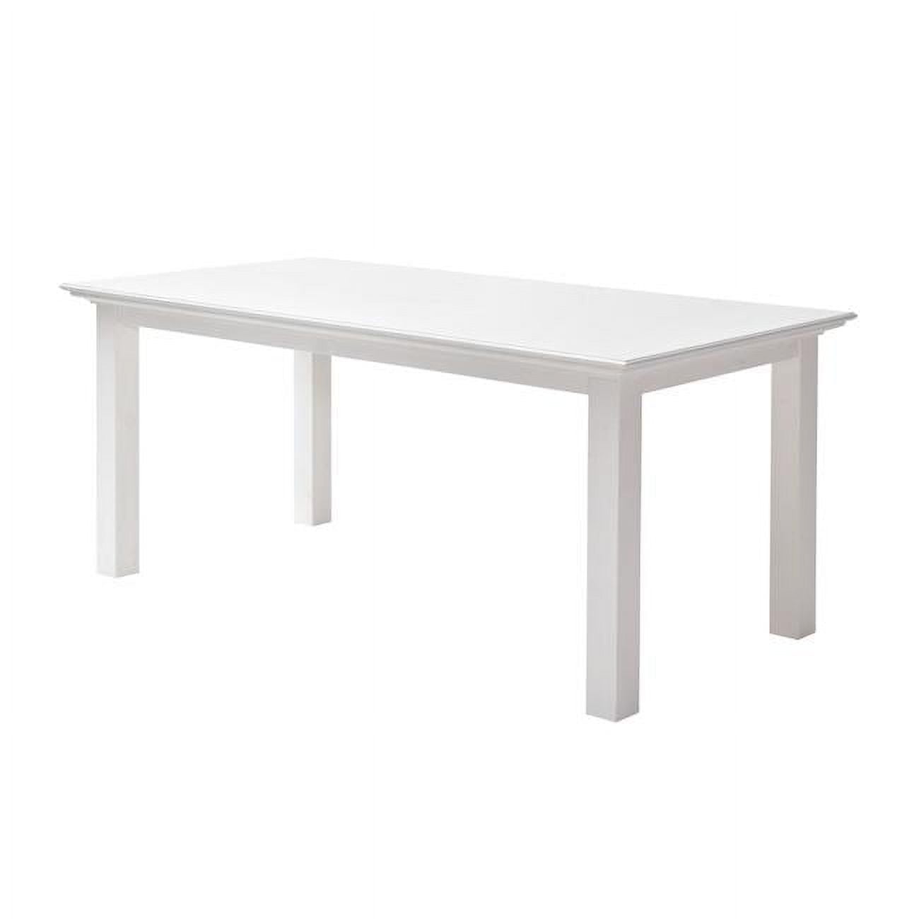 63 White Solid Wood Dining Table - Walmart.com