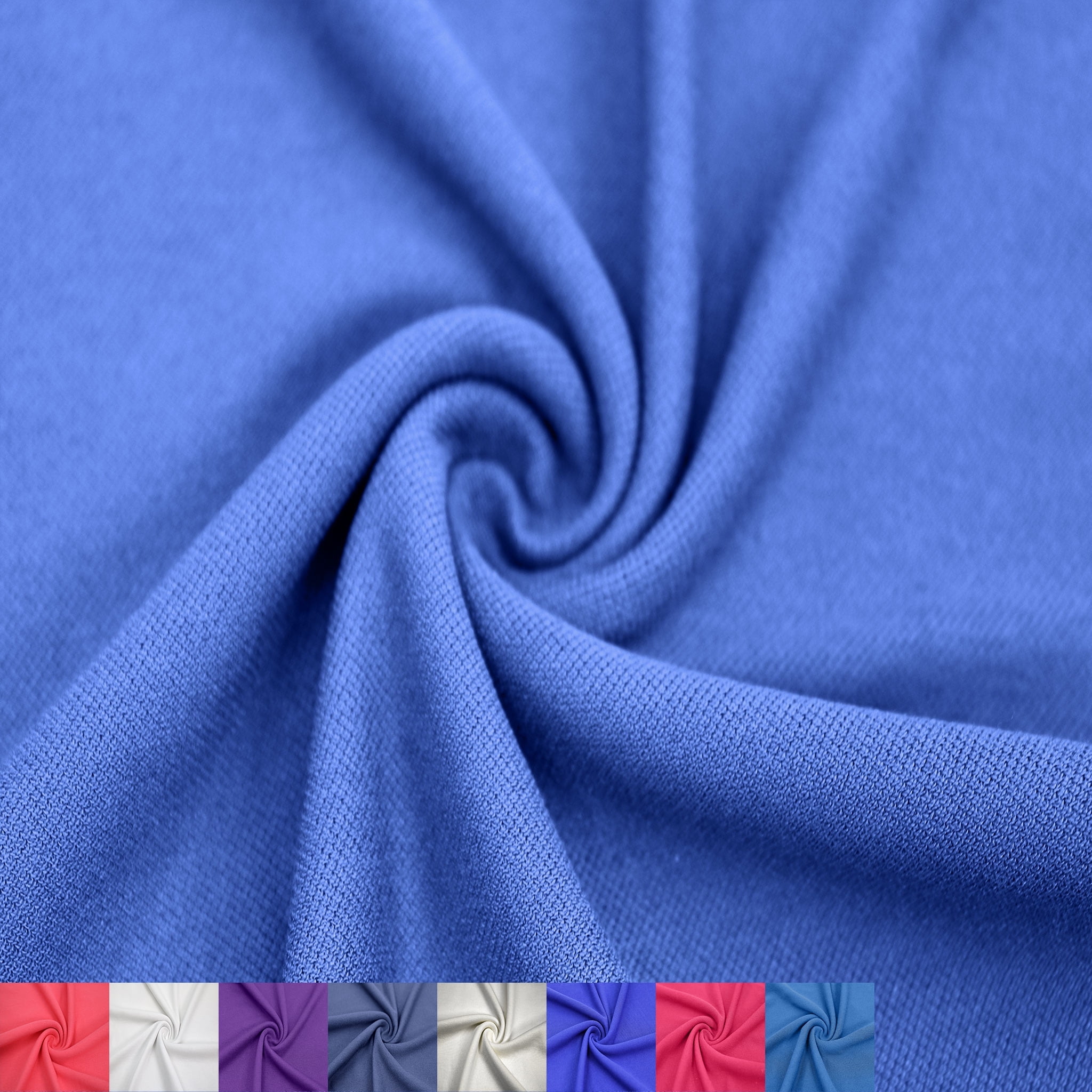 63" Wide Pique Viscose Spandex Fabric by the Yard- 220GSM, Medium ...