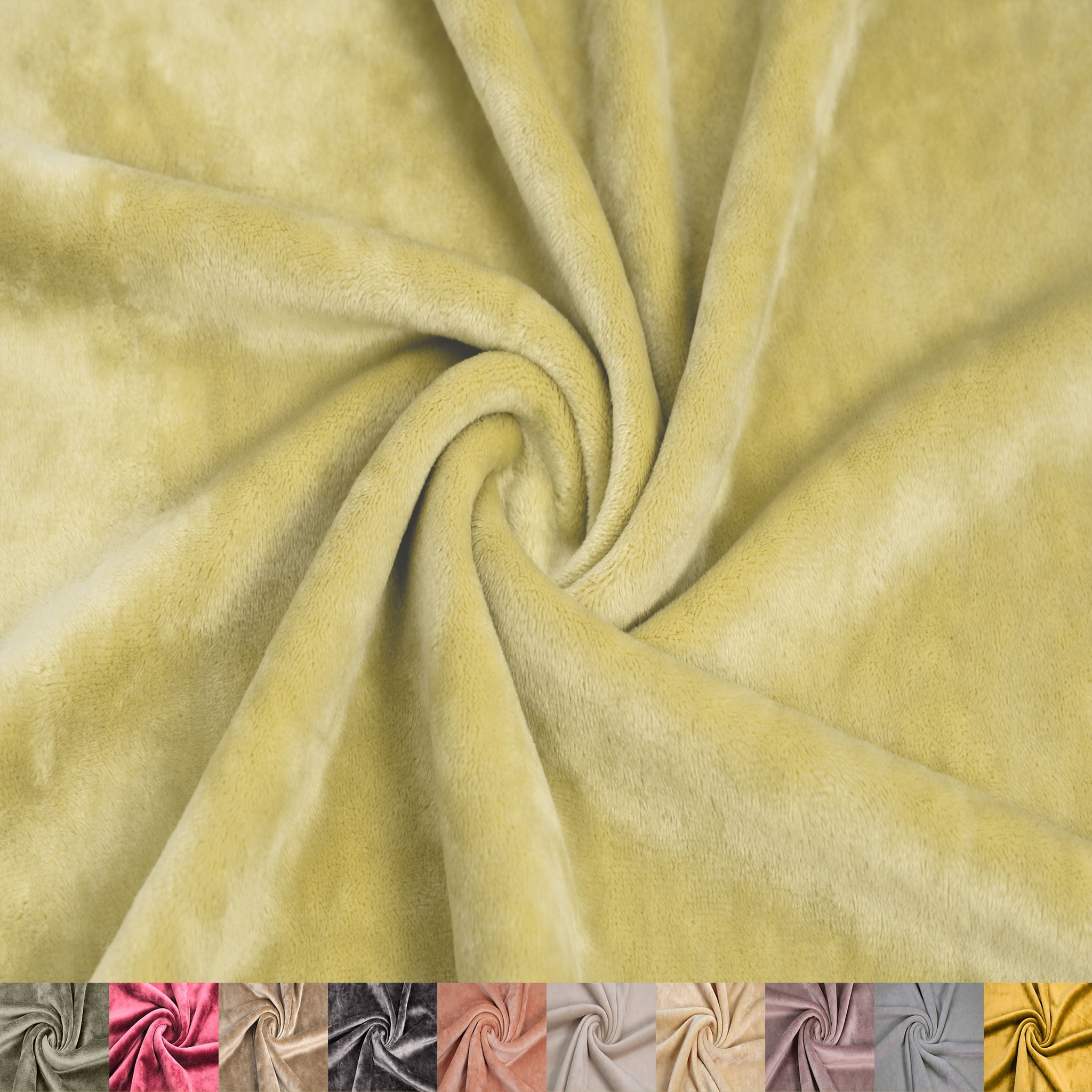 63" Wide French Velour Fabric - (250GSM) 2-Way Stretch Poly Spandex ...