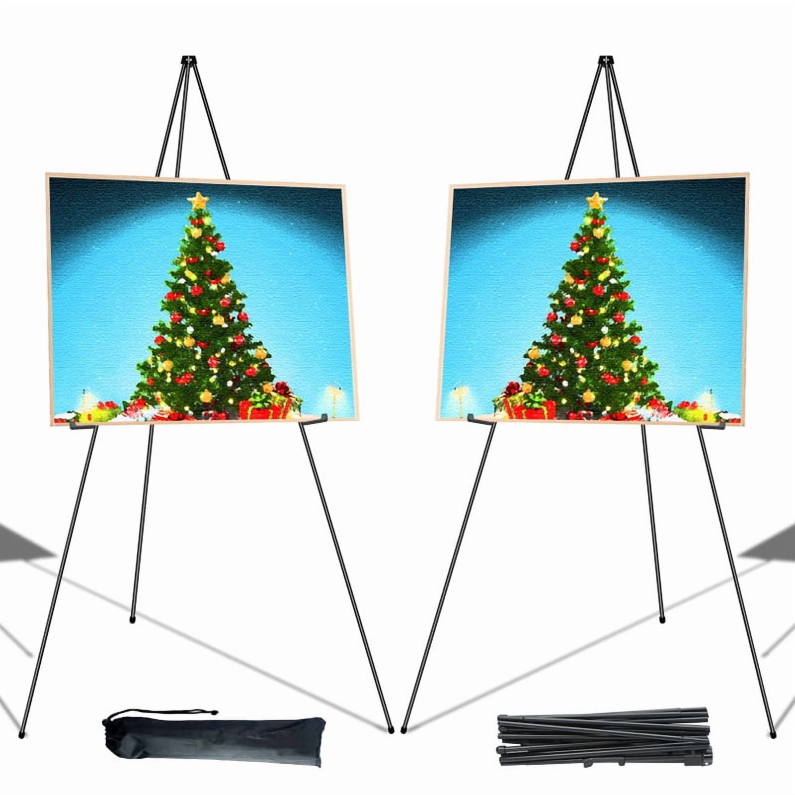 63-inch Foldable Easel with Carry Bag, Portable Tripod, Suitable for ...
