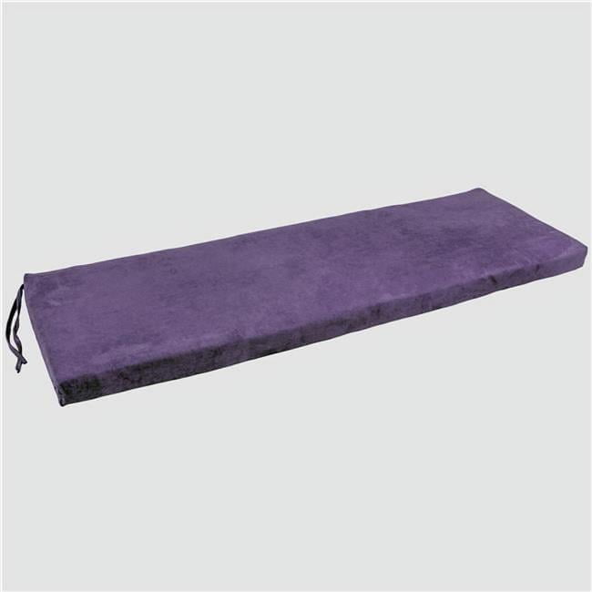63 x 19 in. Solid Microsuede Bench Cushion, Ultra Violet - Walmart.com