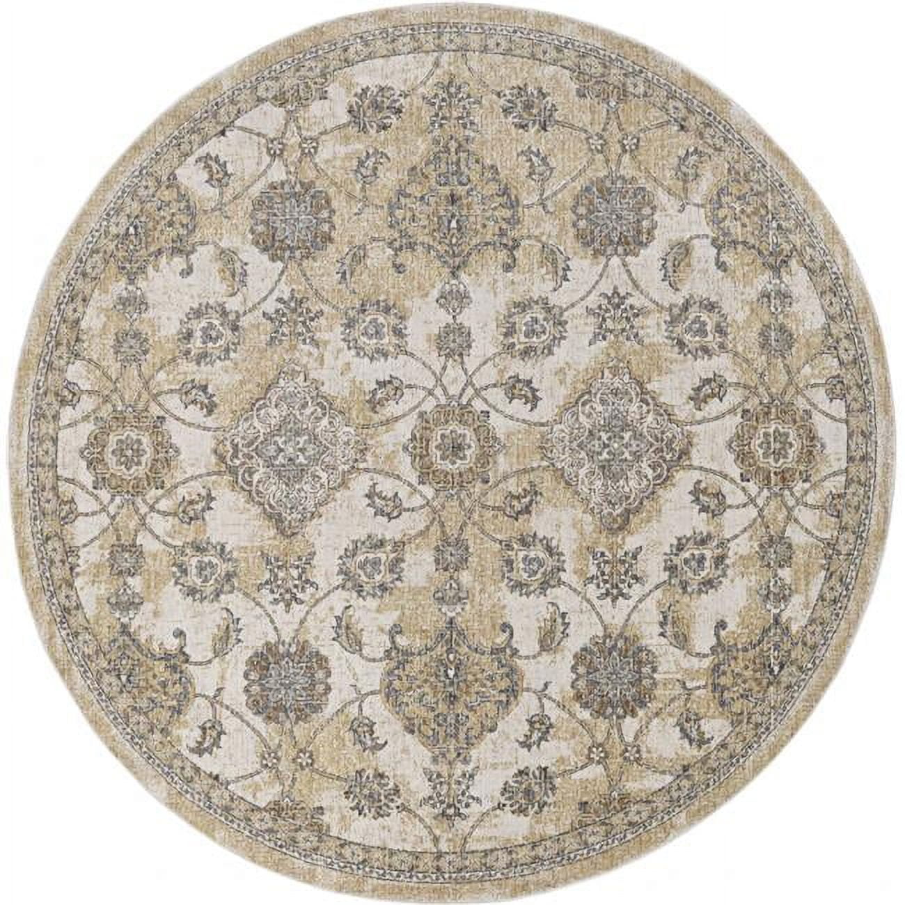 63 x 91 in. Ivory, Sand Wool Rug - Walmart.com