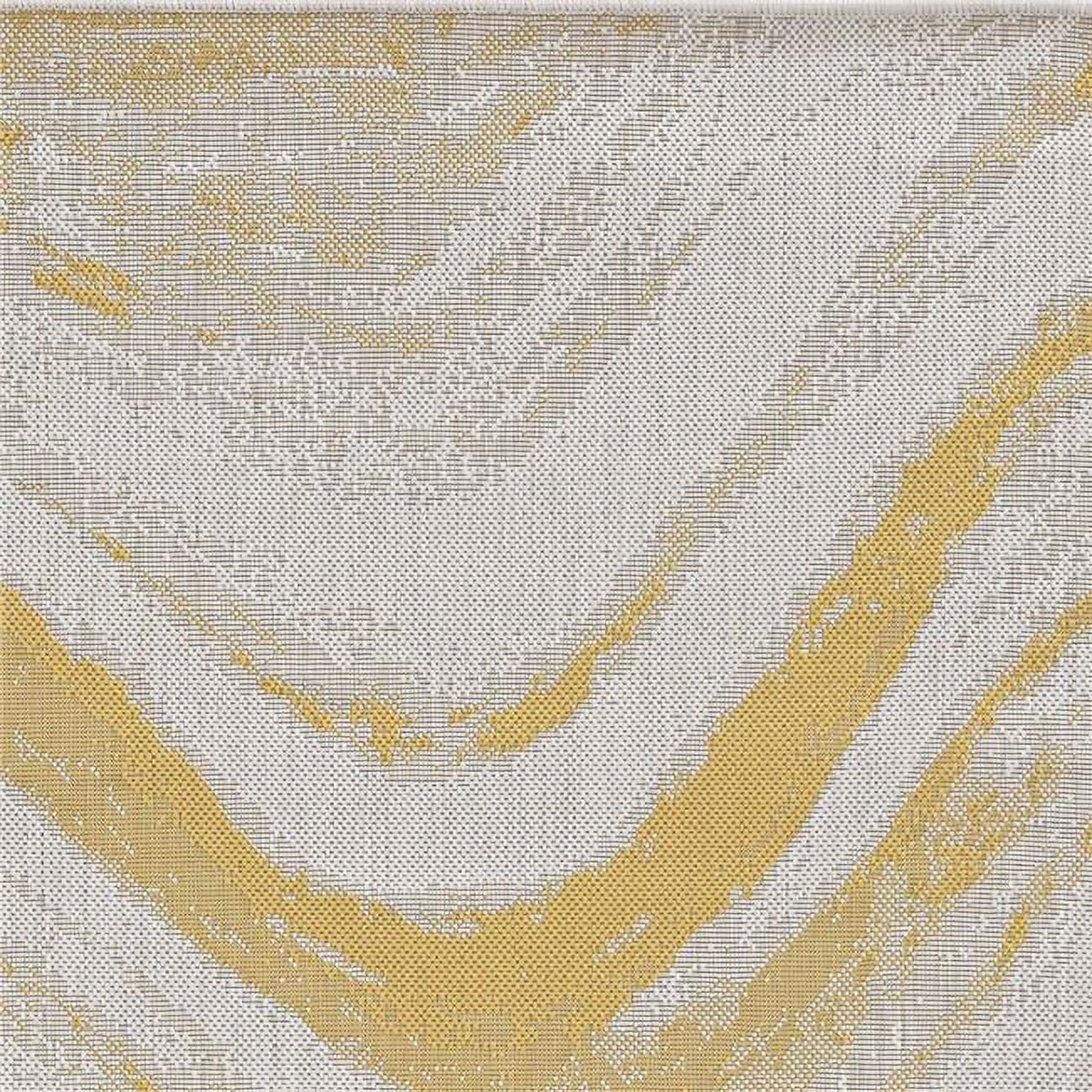 63 x 91 in. Ivory or Gold Polypropylene Rug - Walmart.com