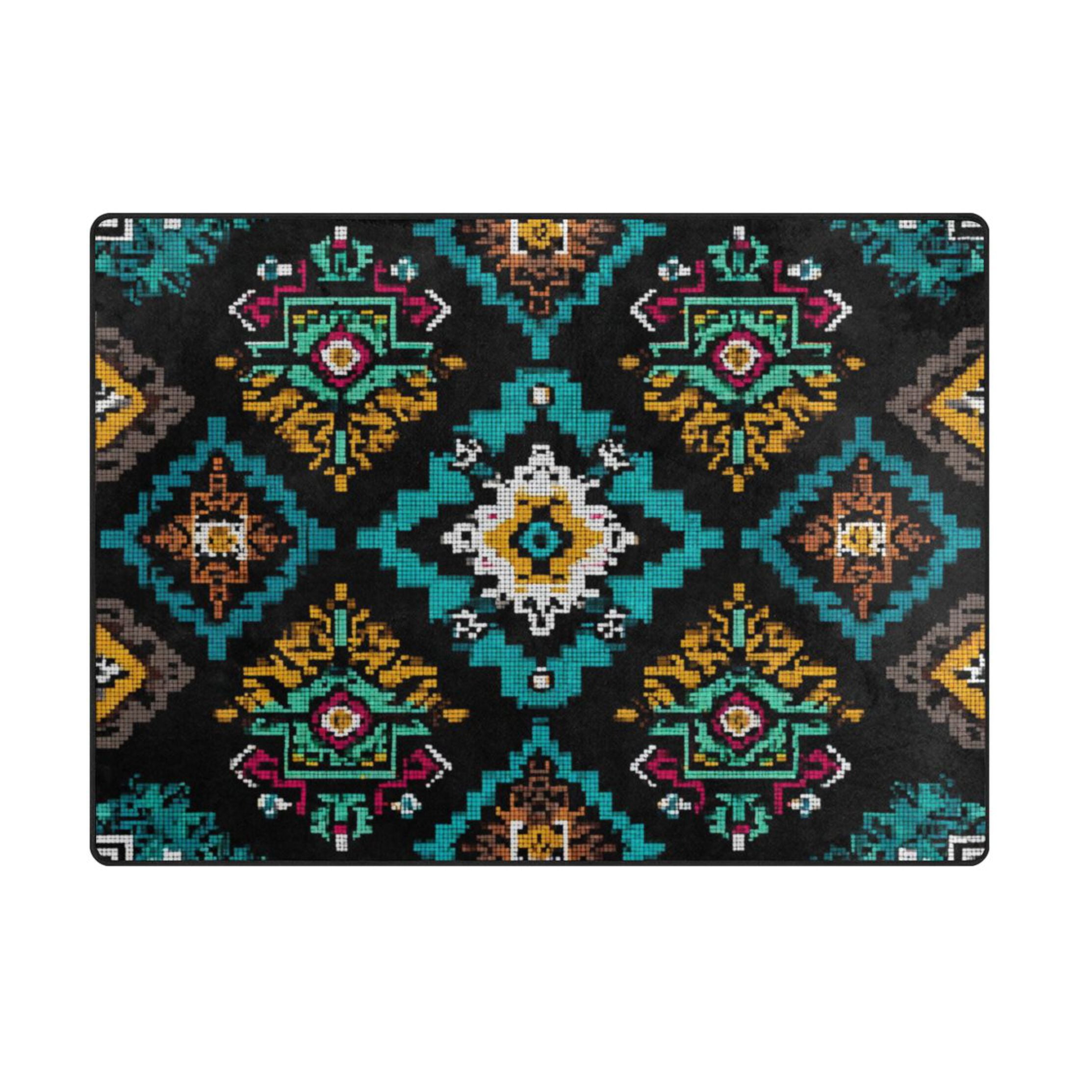 63'x48'&80'x58' Living Room Bedroom Super Soft Floor Mat Carpet With ...