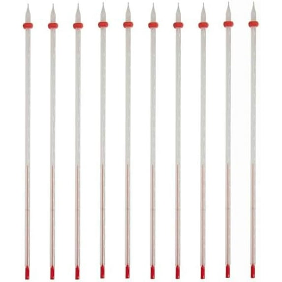 #6300-10 Thermometer Laboratory Red Alcohol Filled, Ungraduated with a ...