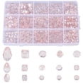630Pcs 15 Styles Electroplate Glass Beads AB Color Plated Faceted ...