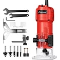 630W 5.3 Amp Router Tool with Fixed Base Compact Router for Woodworking ...