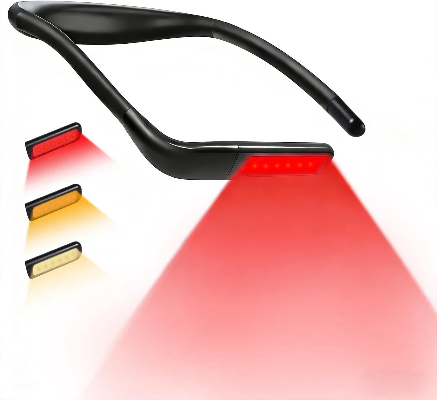 630nm Red Neck Reading Light - Zero Blue Light, Rechargeable Dimmable ...