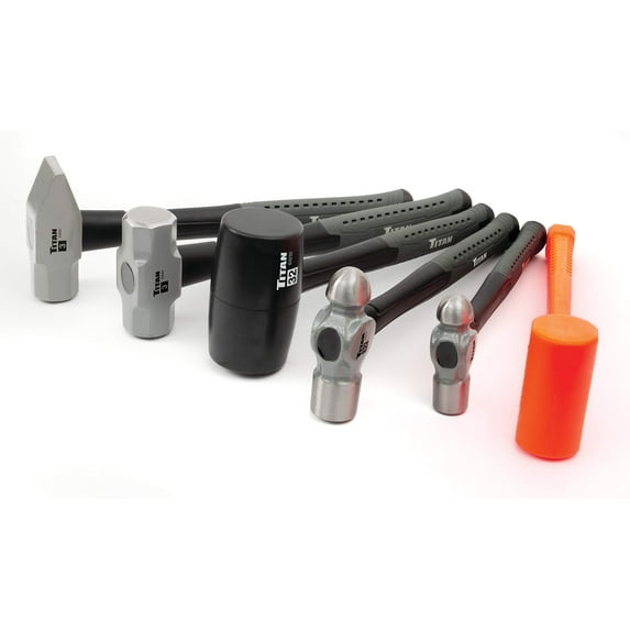 63136 6-Piece Hammer Set, Includes 16oz & 32oz Ball Pein, 32oz Rubber ...