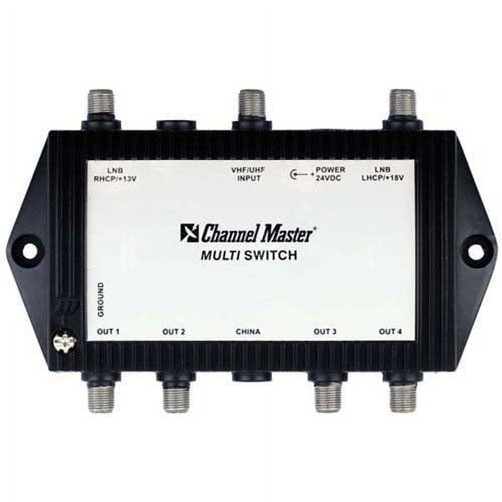 6314IFD - SATELLITE MULTISWITCH 3IN 4OUT W/POWER SUPPLY - Walmart.com