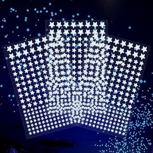 633 PCS Glow in The Dark Stars Stickers, Glowing Stars Stickers for ...