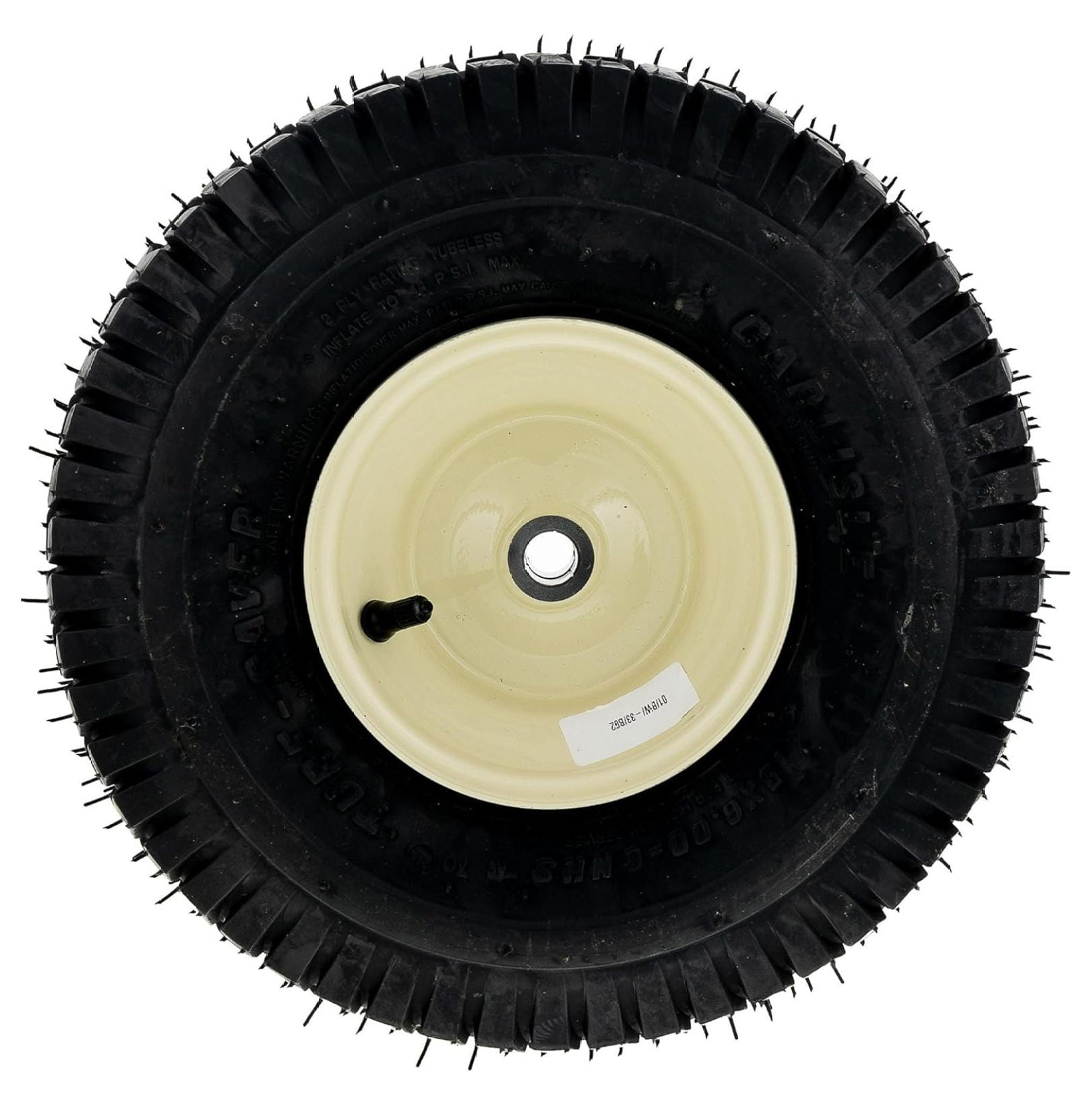 634-04406-0931 Beige 15x6.0x6 Carlisle Wheel Assembly LT LTX SLT 1040 ...