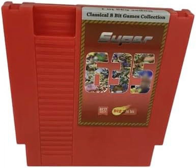 635 in 1 Games Cartridge - Multicart 8 bit 72 pin Retro Classic RED ...