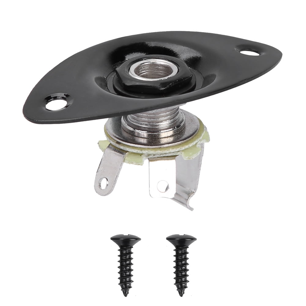 635mm Black Guitar Output Input Jack Plug Socket for Electric Guitars ...