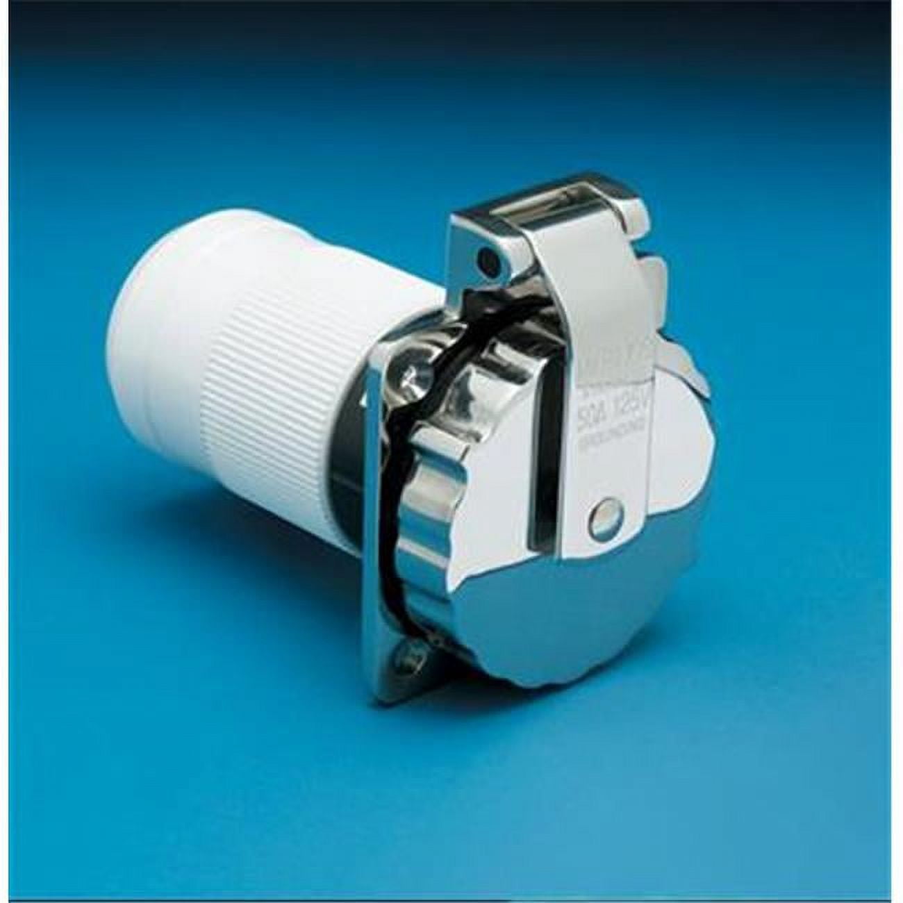 6373ELBRV Receptacle Outdoor- Indoor Use 125- 250 Volt- 50 Amp Power ...