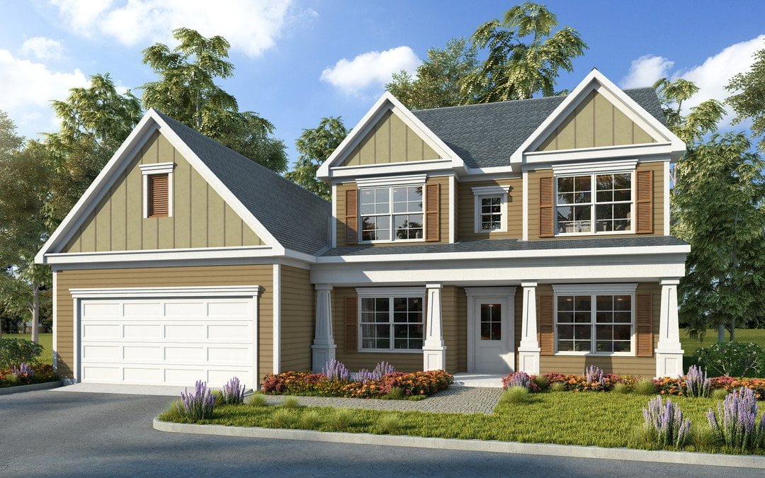 638-1949: Craftsman Traditional 4 Bed, 3 Bath Luxury Home Plan, 1949 Sq ...