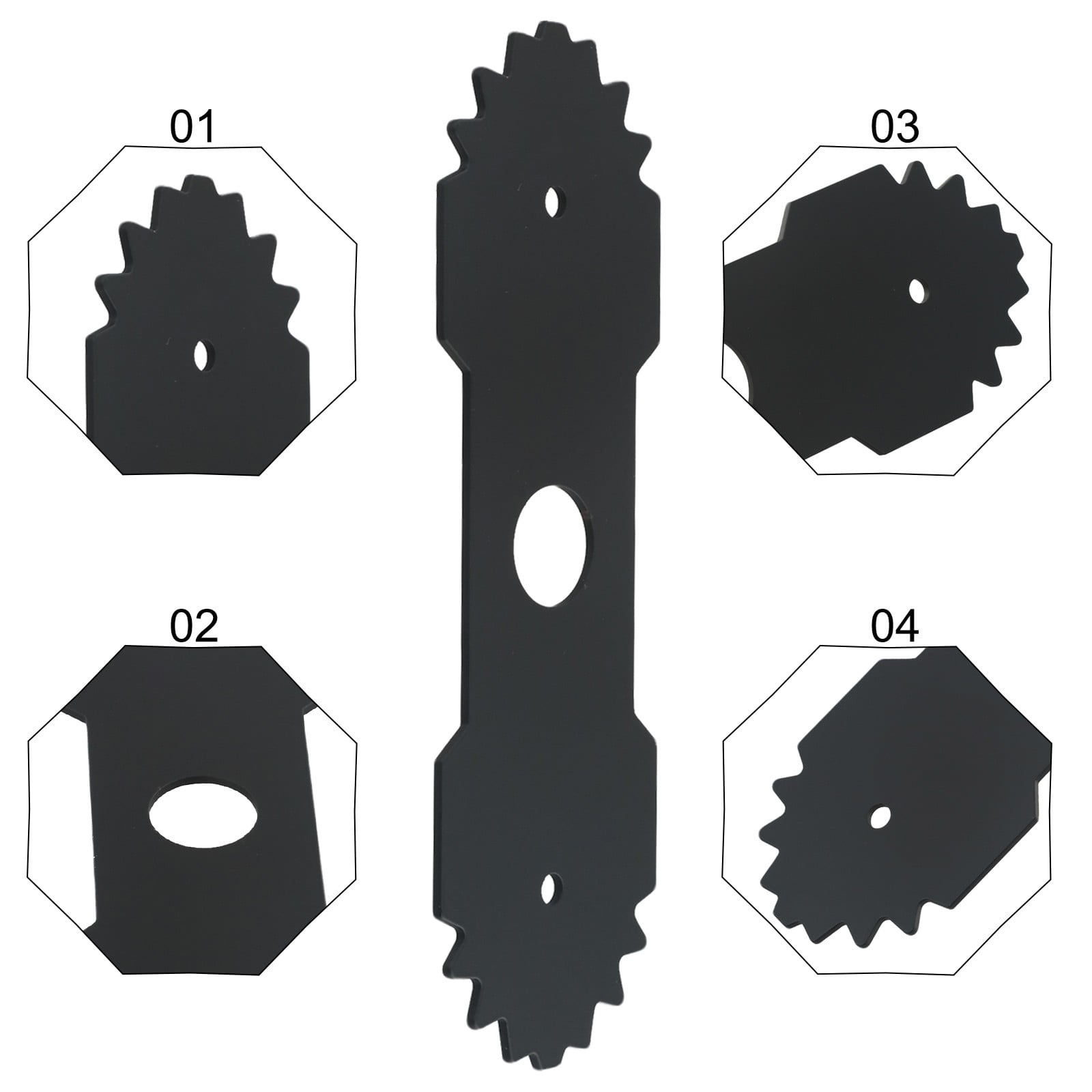 638006008 Edger Blade With Teeth For Ryobi RY13050 RY13050A RY15518 ...