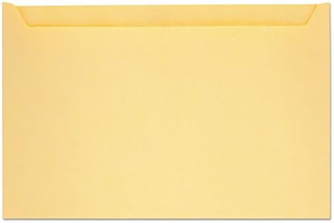 63872 Paper File Jackets, 5-Inch x 8-1/8-Inch, 28 lb Manila, Buff, 500 ...