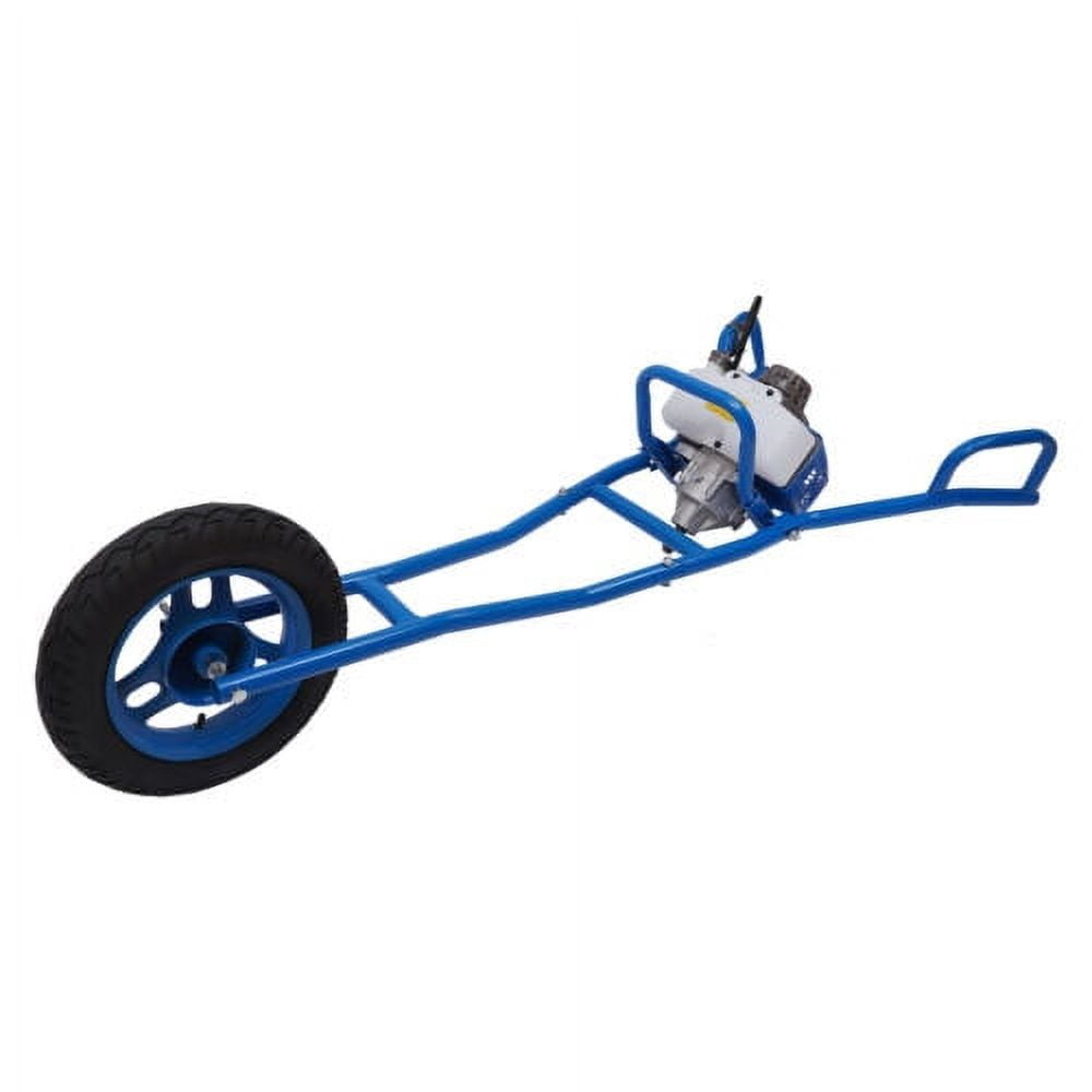 63CC 3HP Gas Powered Post Hole Digger Earth Auger Borer Fence Ground W ...