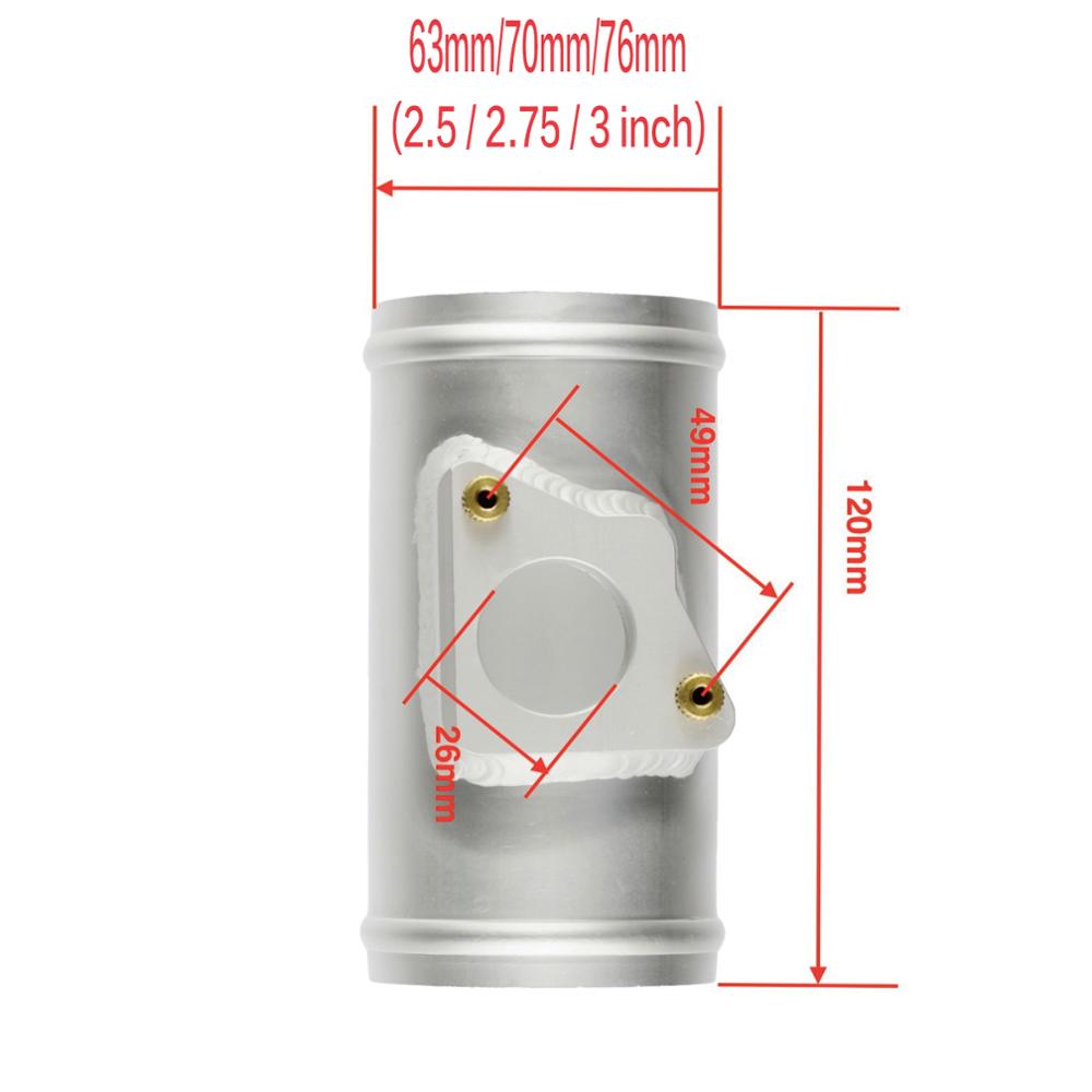 63MM-Performance Air Flow Sensor Adapter, Air Intake Meter Bracket ...