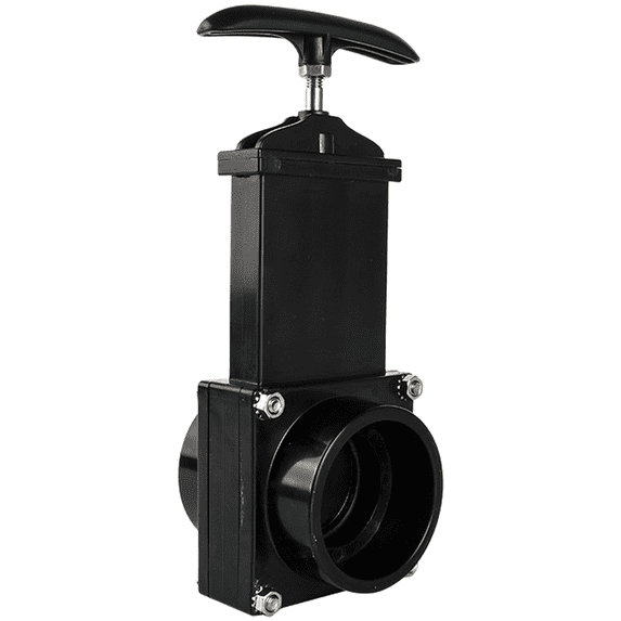 63Mm Waste Valve Body Flange With Handle For Sewer Valve For Campers ...