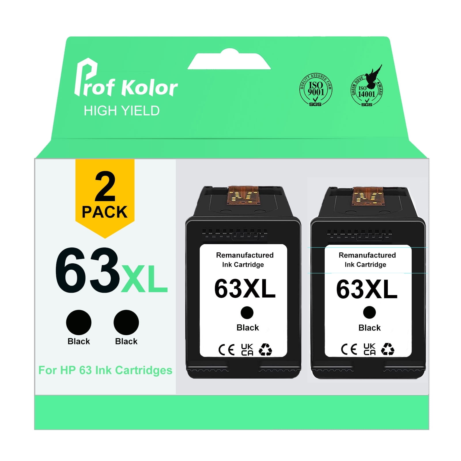 63XL 63 Ink Cartridges |for HP 63 XL Ink Cartridges for HP Officejet ...