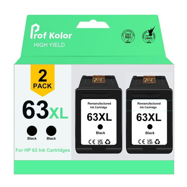 63XL 63 Ink Cartridges |for HP 63 XL Ink Cartridges for HP Officejet 3830 Ink for HP Ink 63 ...